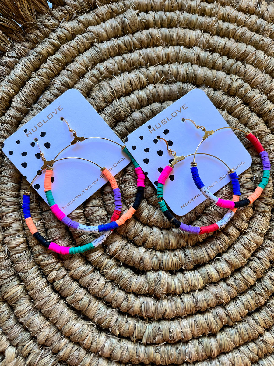Ellie Hoop - multi color – Hublove Crafts